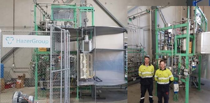 Hazer Group Ltd shares rise on pilot plant results