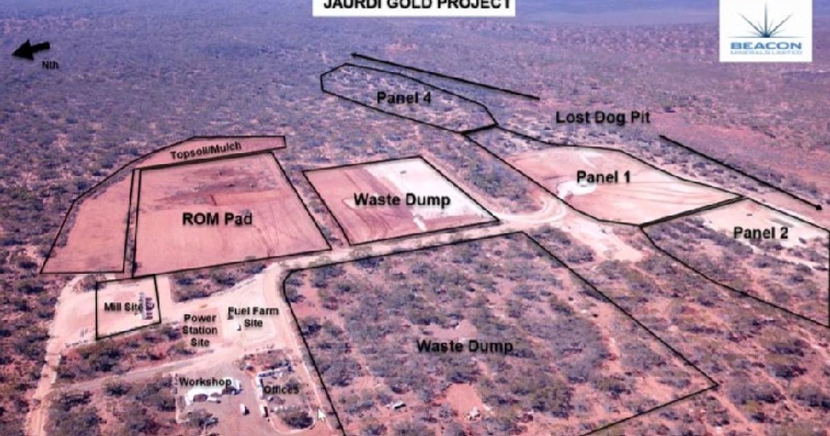 Beacon Minerals begins mining at Jaurdi Gold Project, obtains plant ...