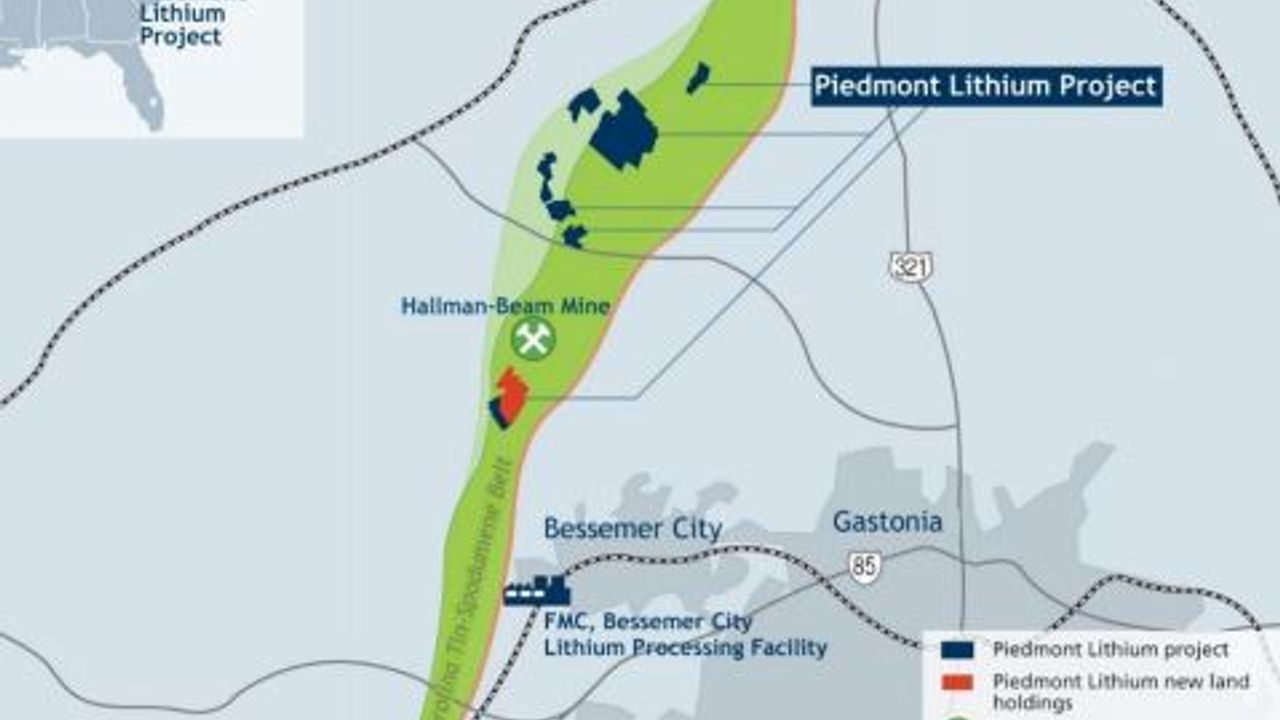 Piedmont Lithium's acquisition increases North Carolina lithium package ...